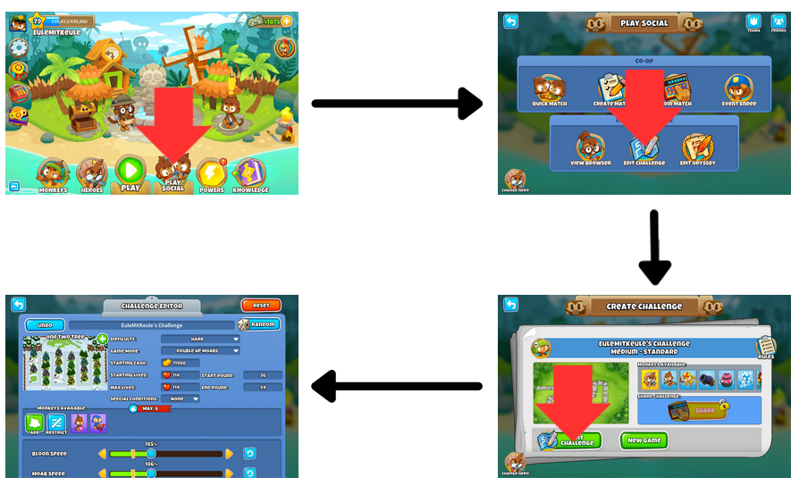 How to create your own Bloons TD 6 challenges
