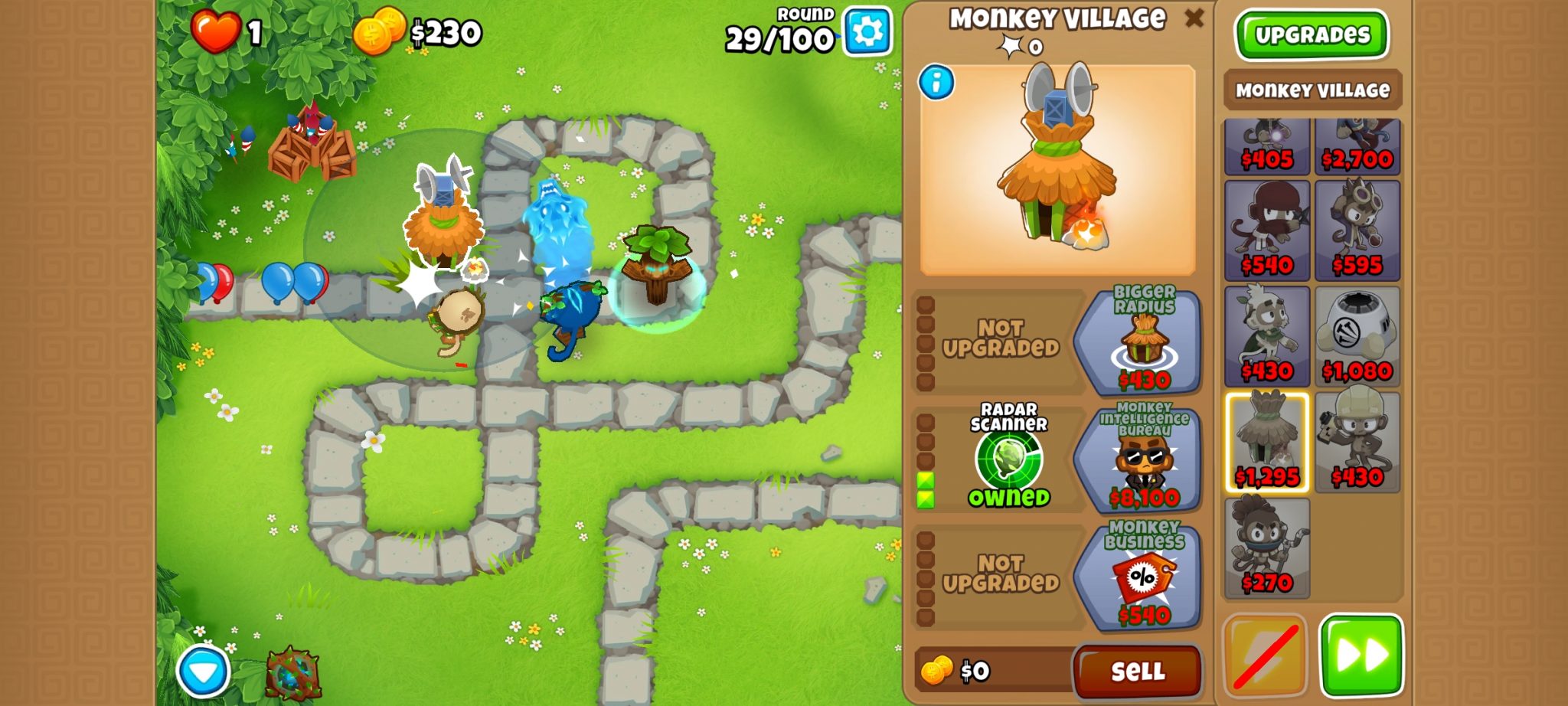 How To Easily Beat The Monkey Meadow CHIMPS In BTD6!