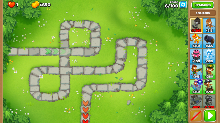 Difficulties with CHIMPS? Explore these easy BTD6 maps!