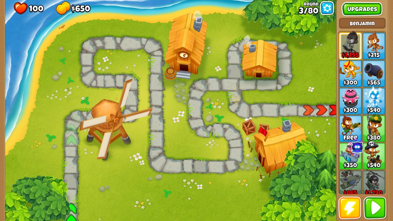 Difficulties with CHIMPS? Explore these easy BTD6 maps!